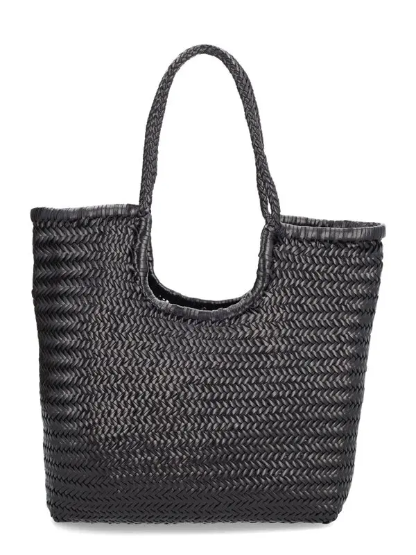 Dragon Diffusion Borsa Ns Diagonal Triple Jump Woven Leather Tote