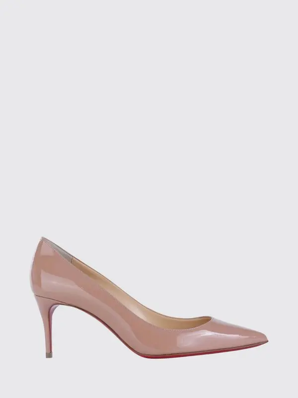 CHRISTIAN LOUBOUTIN Pump Nude" Calf Leather Heels - Cream