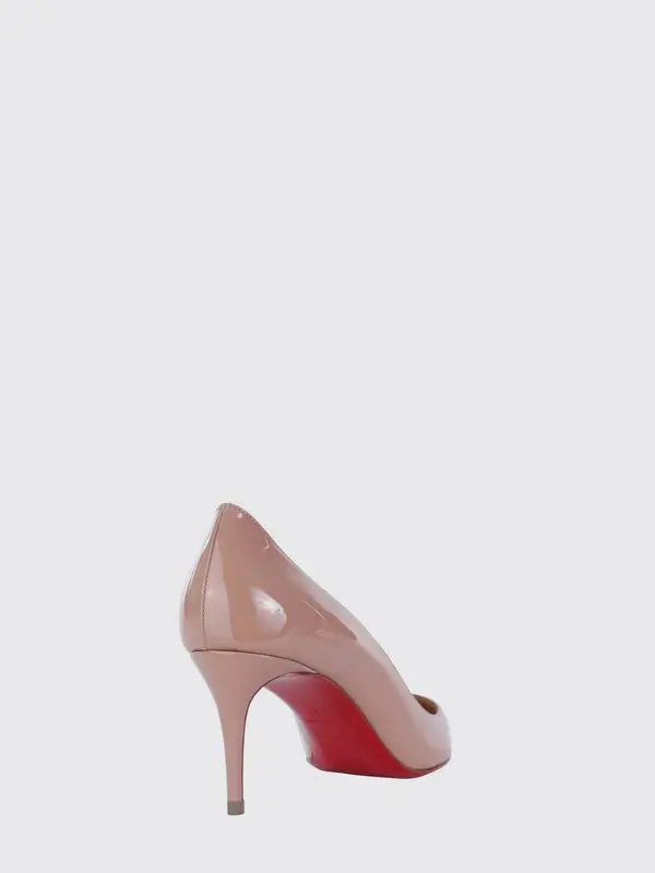 CHRISTIAN LOUBOUTIN Pump Nude" Calf Leather Heels - Cream