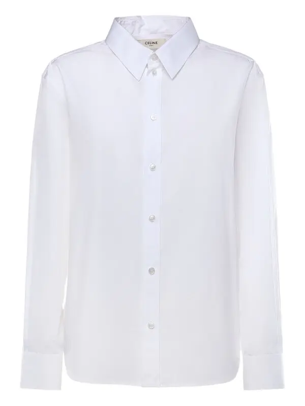 Celine Cotton Button-up Shirt - Multicolor