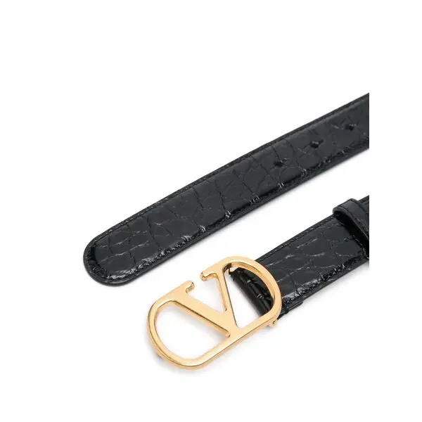 Valentino Garavani Logo Buckle Belt
