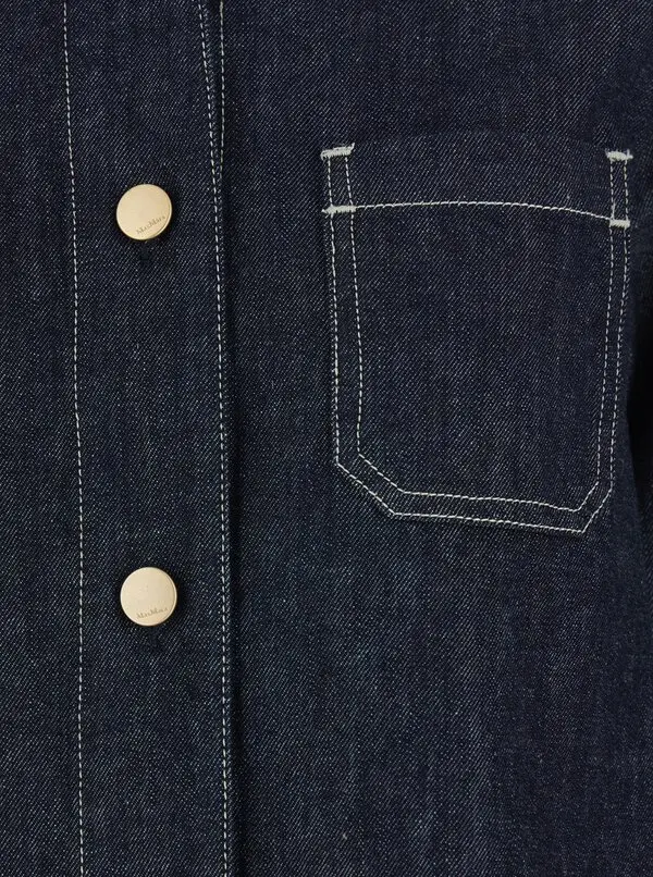 Max Mara Enfasi" Denim Shirt - Multicolor