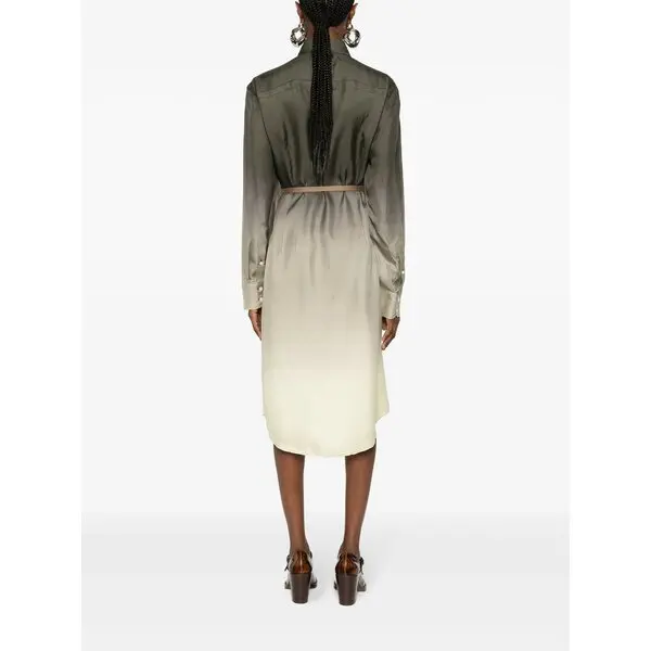 Prada Silk Gradient Effect Dress