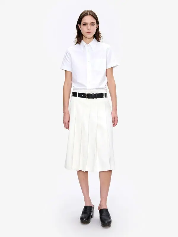 A.p.c. Alice Gabardine Midi Skirt