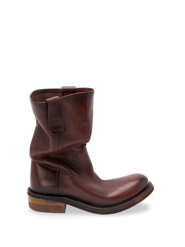 Miu Miu Leather Boots