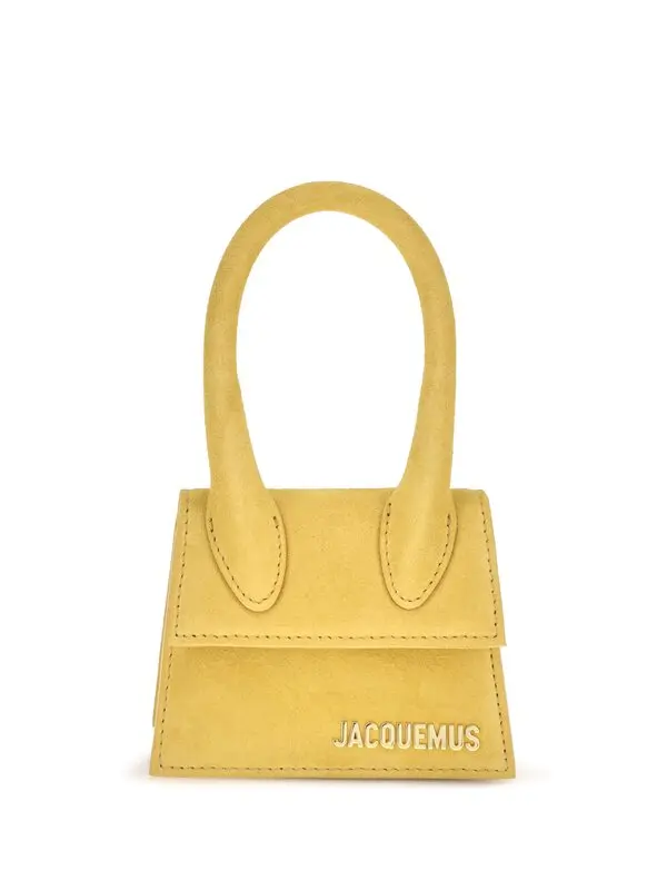 Jacquemus Le Chiquito Mini Leather Top Handle Bag - Yellow