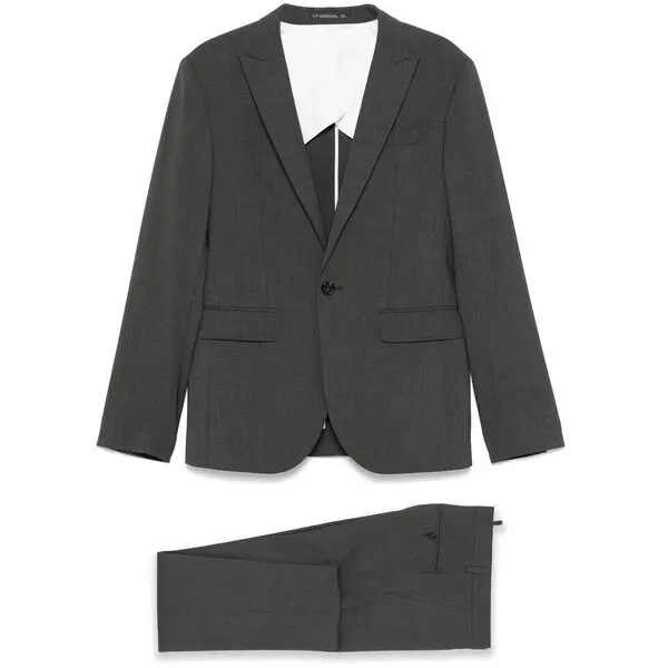 Dsquared2 Grey Suits Single Breasted Suits - Gray