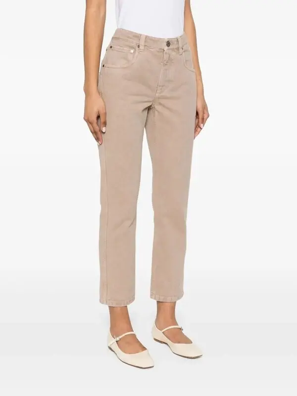 Brunello Cucinelli Dyed Cotton Pants - Multicolor