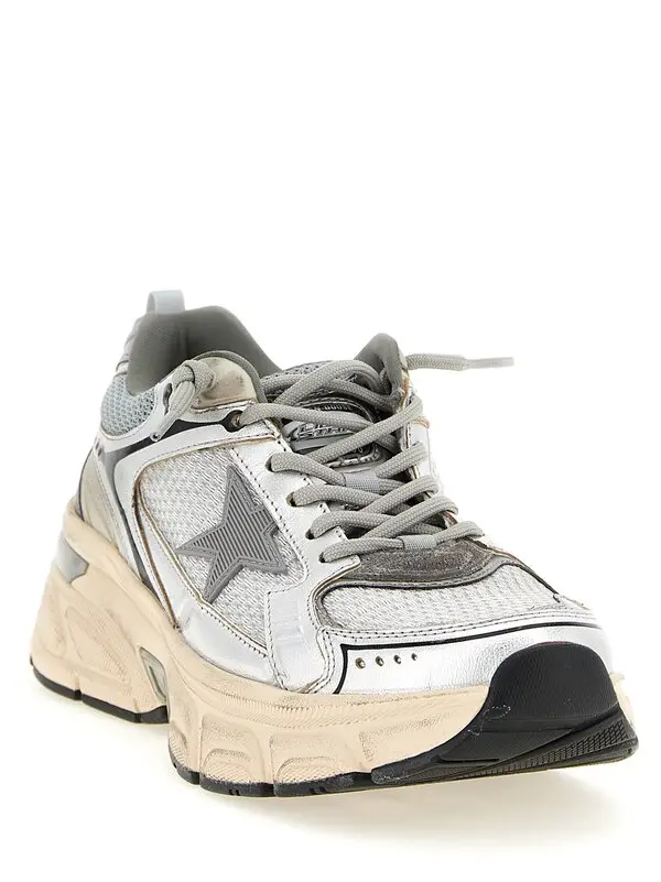 GOLDEN GOOSE Lightstar Sneakers - Silver
