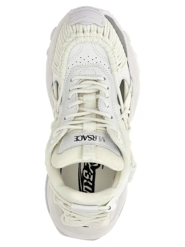 Versace Mercury M_vs_01 Fabric And Leather Sneakers