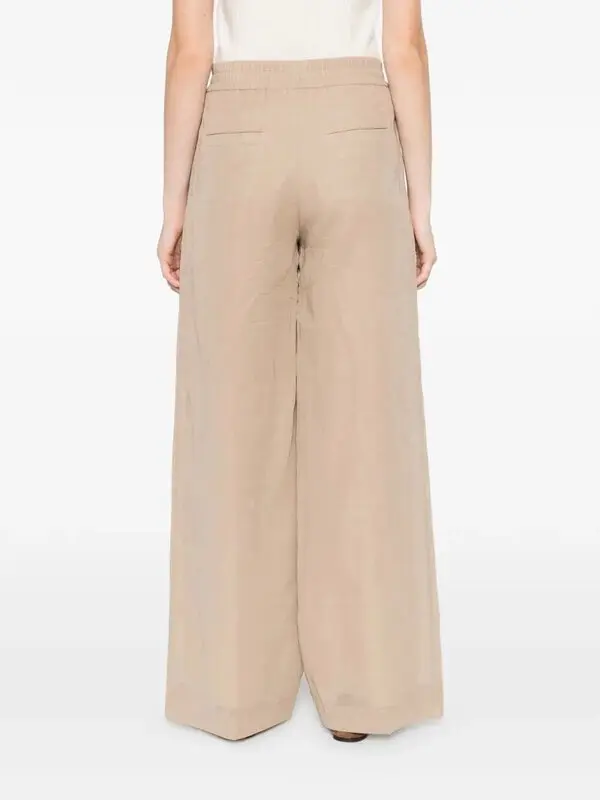 Brunello Cucinelli Cotton Wide Leg Pants