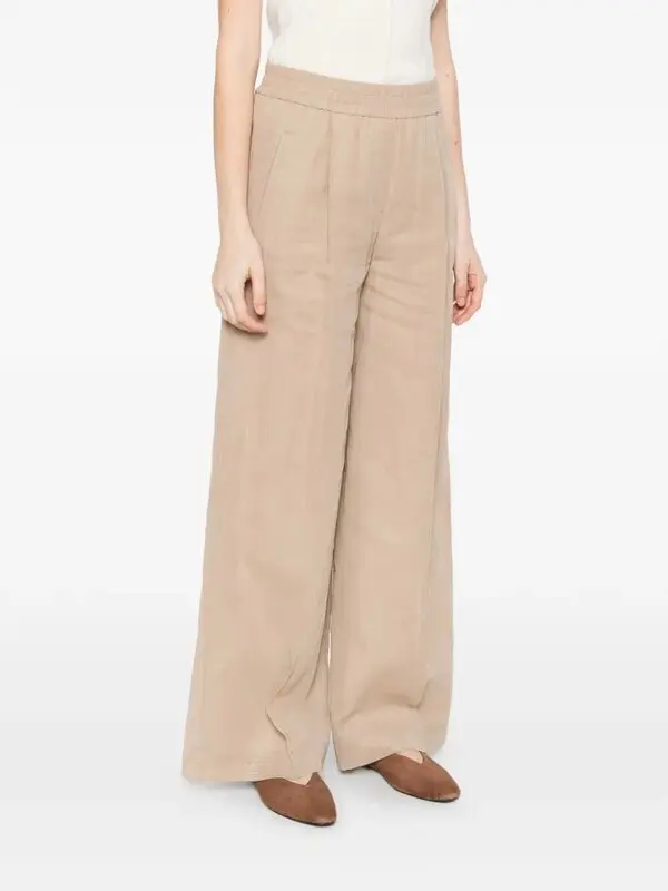 Brunello Cucinelli Cotton Wide Leg Pants