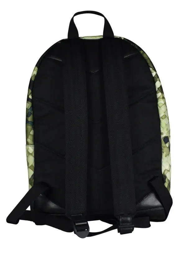 JIMMY CHOO Wilmer Backpack In Patterned Fabric - Green