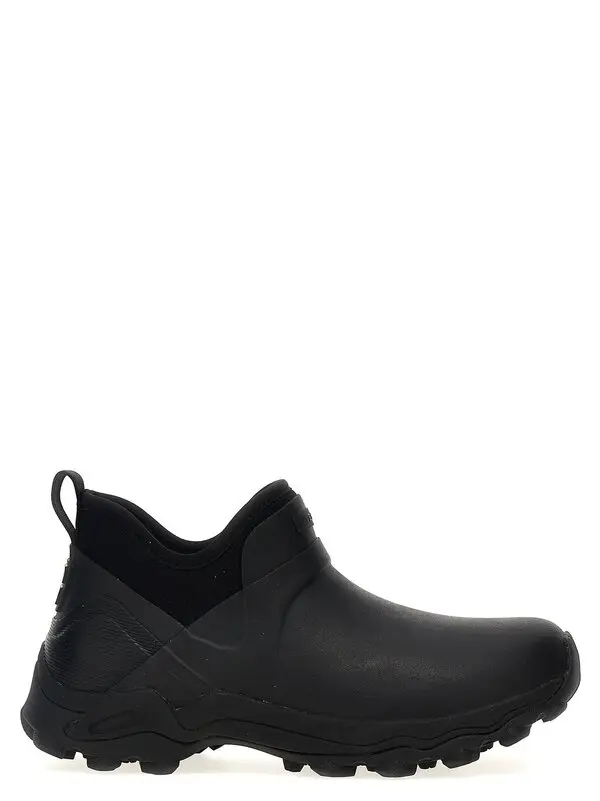 Givenchy Low Rubber Ankle Boots With Textile Details