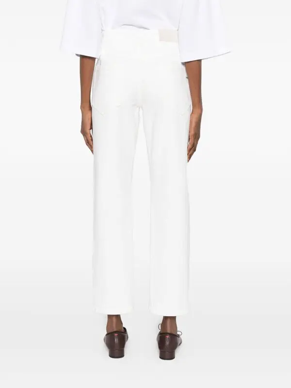 Brunello Cucinelli White Cotton Trousers