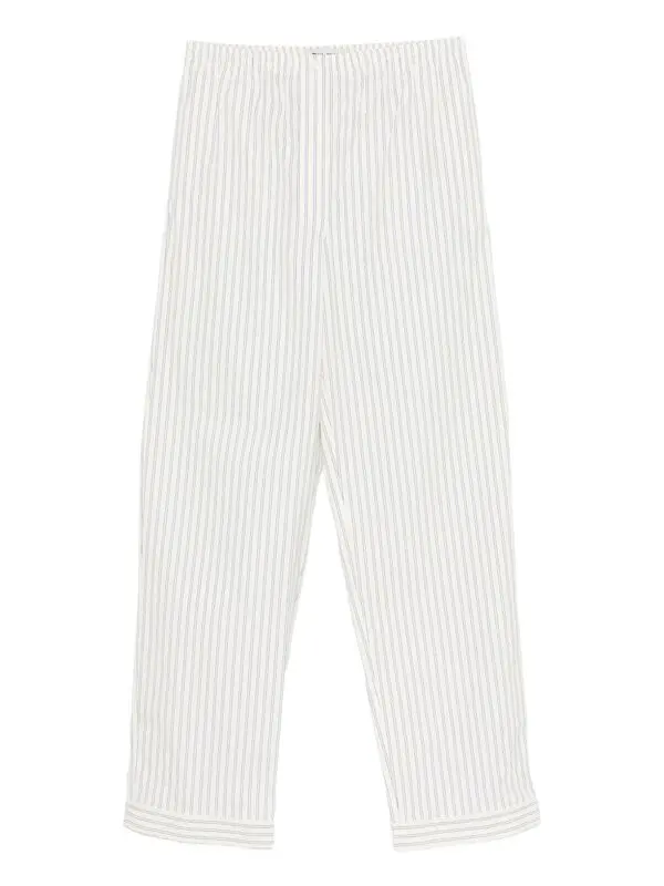 Miu Miu Cotton Pajama Trousers - Multicolor