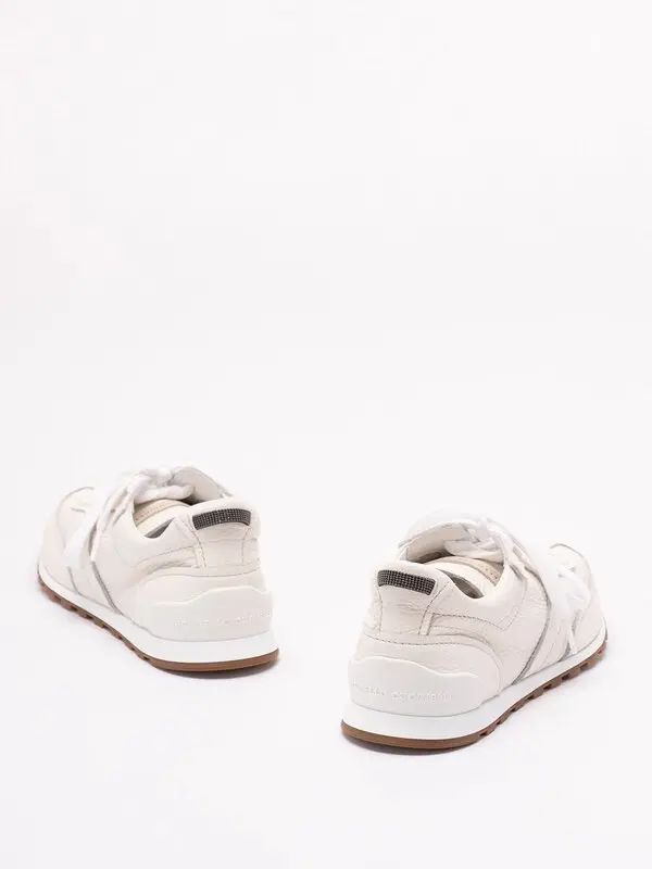 Brunello Cucinelli Deerskin Lace Up Sneakers - Multicolor