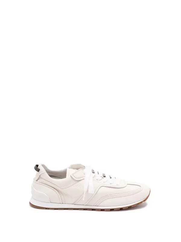 Brunello Cucinelli Deerskin Lace Up Sneakers - Multicolor