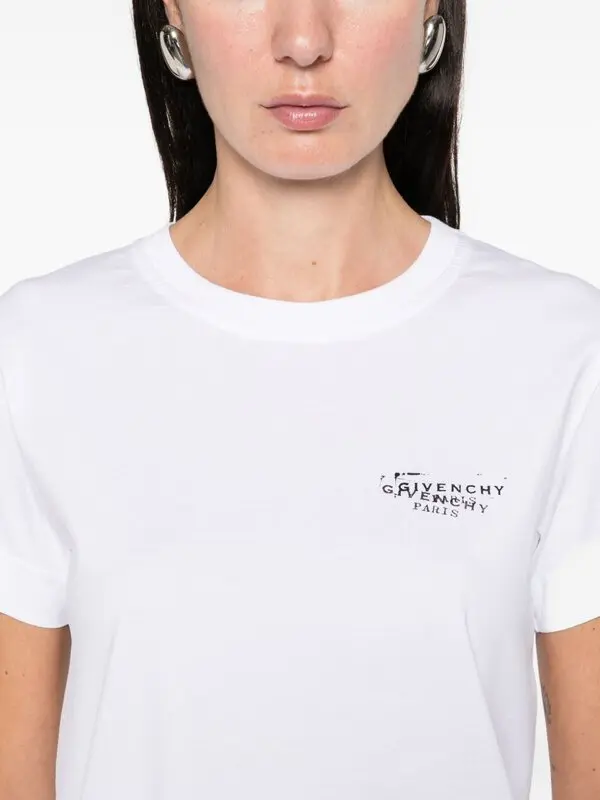 Givenchy Logo Cotton T-shirt - Multicolor