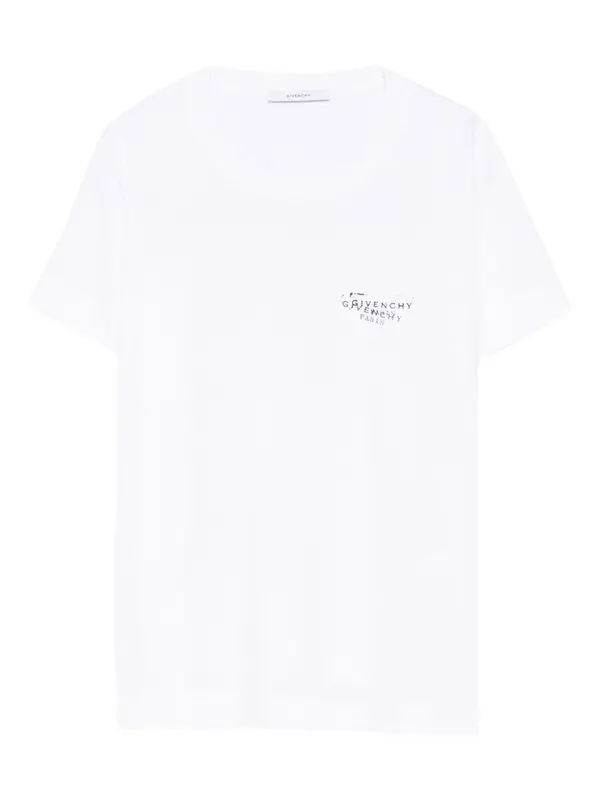 Givenchy Logo Cotton T-shirt - Multicolor