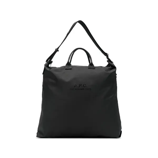 A.p.c. Polyamide And Polyurethane Messenger Bag - Black