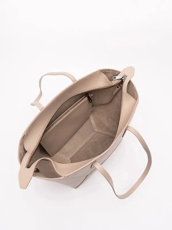 Brunello Cucinelli Calf Leather Tote Bag - Multicolor