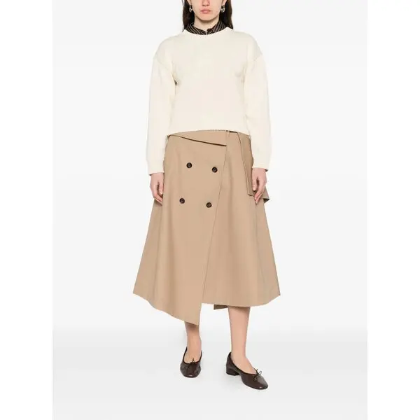 A.p.c. Neutral Tonal Logo Crew Neck Jumper
