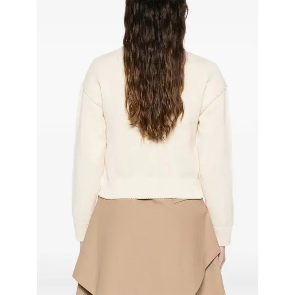 A.p.c. Neutral Tonal Logo Crew Neck Jumper
