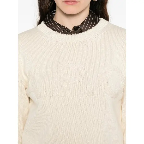 A.p.c. Neutral Tonal Logo Crew Neck Jumper