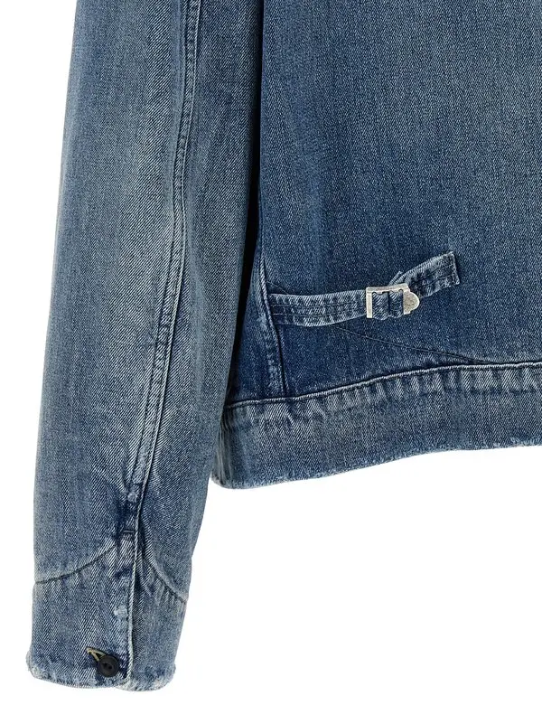MAISON MARGIELA Denim Jacket With Corduroy Collar