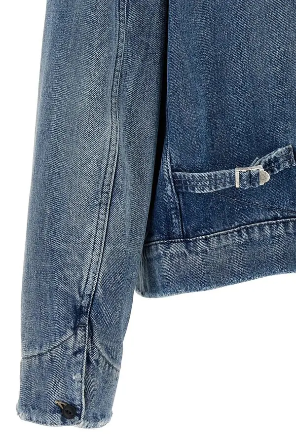 MAISON MARGIELA Denim Jacket With Corduroy Collar