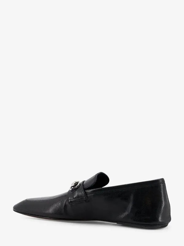 Gucci Leather Loafers With Horsebit Detail - Black