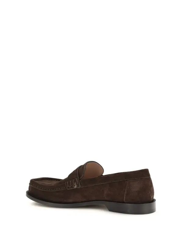 Loewe Campo Suede Calfskin Loafers