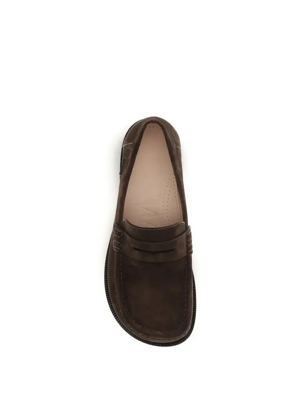 Loewe Campo Suede Calfskin Loafers