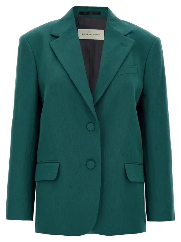 Dries Van Noten Birdy Single-breasted Blazer
