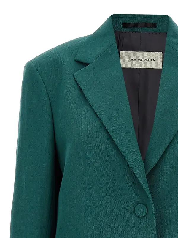 Dries Van Noten Birdy Single-breasted Blazer