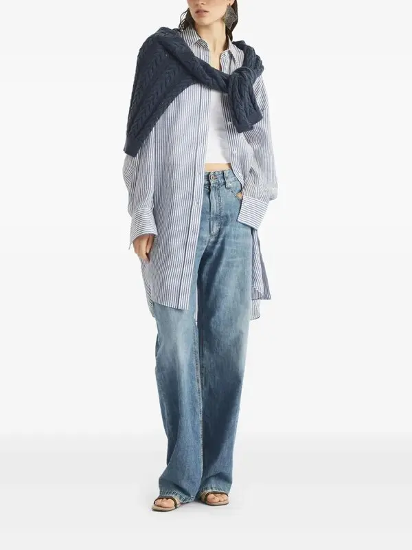 Brunello Cucinelli Medium Wash Denim Pants - Multicolor