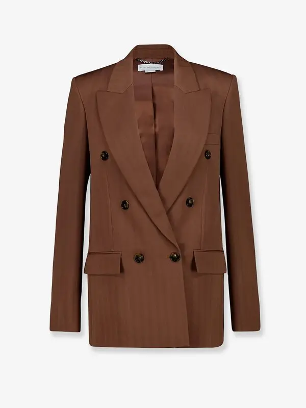 Stella McCartney Native Regenerative Wool Double-breasted Blazer