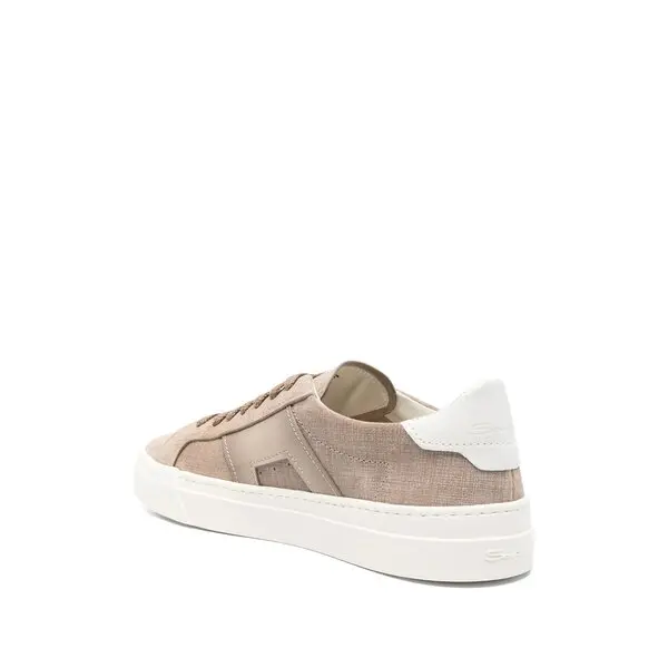 Santoni Low-top Trainers With Padded Ankle And Logo Detail