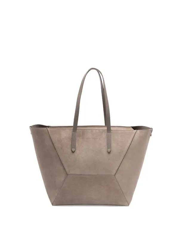 Brunello Cucinelli Calf Leather Tote Bag - Multicolor