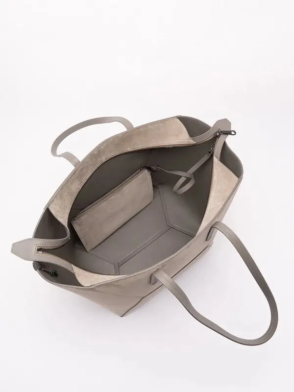 Brunello Cucinelli Calf Leather Tote Bag - Multicolor