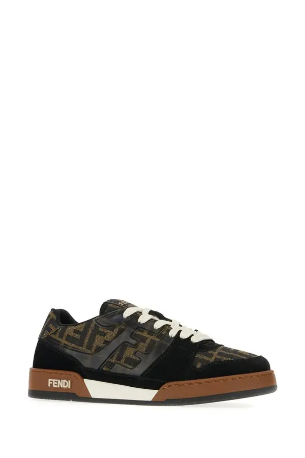 Fendi Sneakers With Ff Motif - Multicolor