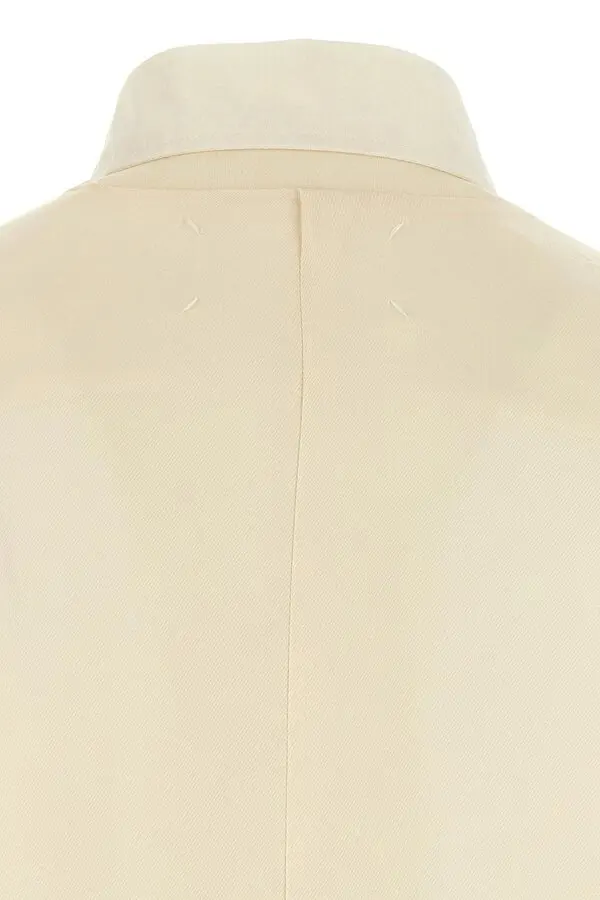 MAISON MARGIELA Anonymity Of The Lining' Bi-material Jacket - Cream