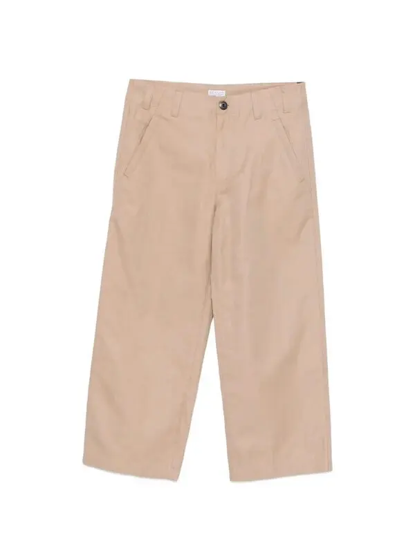 Brunello Cucinelli Cotton Tailored Pants