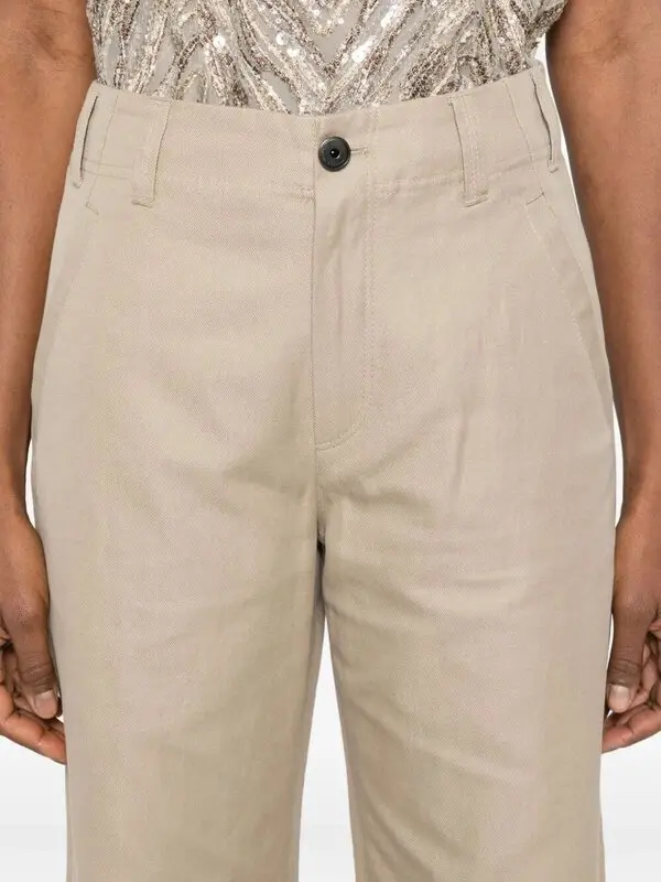 Brunello Cucinelli Cotton Tailored Pants
