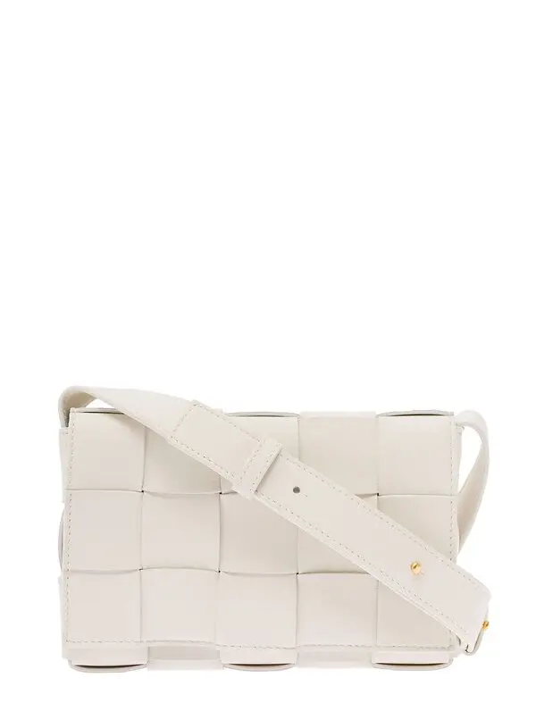 Bottega Veneta Small Cassette Crossbody Bag In Intreccio Nappa Leather - Multicolor