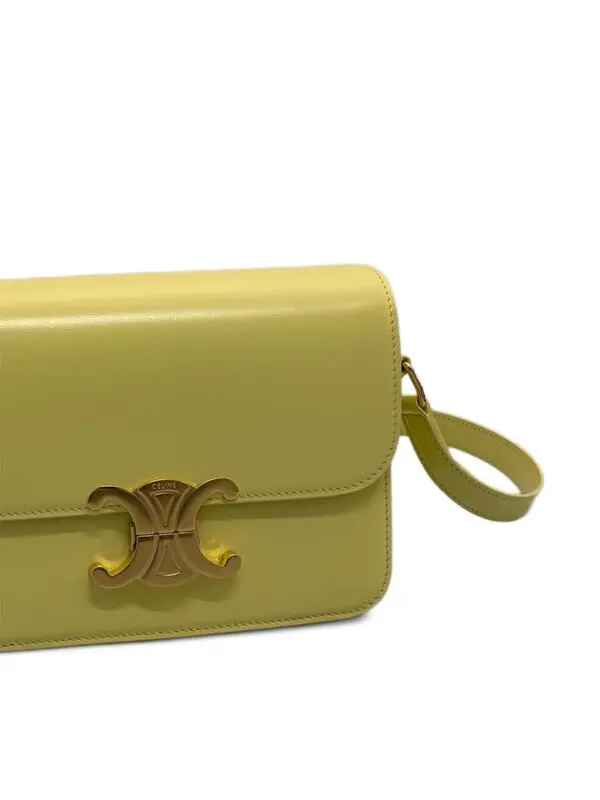 Celine Triomphe Teen Leather Crossbody Bag - Multicolor