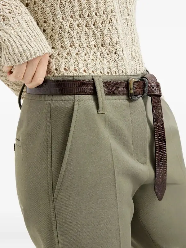 Brunello Cucinelli Cotton Tailored Pants