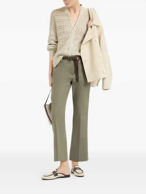 Brunello Cucinelli Cotton Tailored Pants