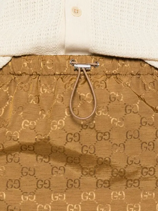 Gucci Gg Nylon Mini Skirt - Multicolor